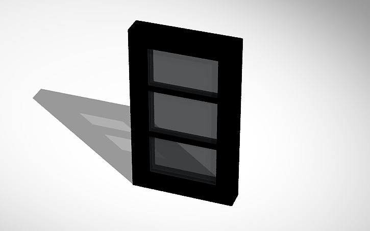 3d Design Window 2 Tinkercad