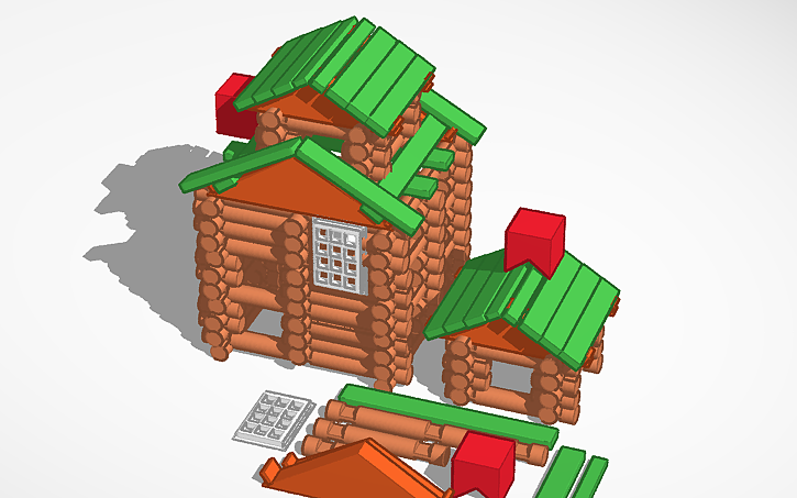 3D design Tinker logs - Tinkercad
