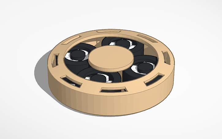 3D design Fidget Spinner 5 - Tinkercad