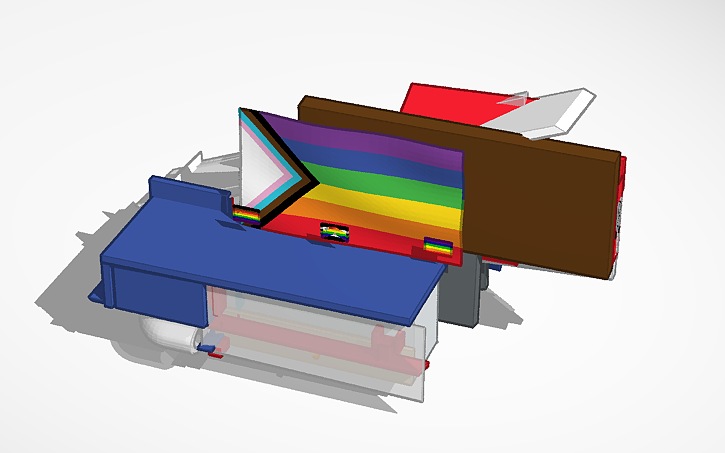 3D design Working marble factory (simlab) - Tinkercad