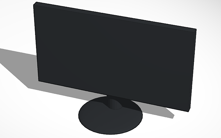 3D design prop Monitor 19" - Tinkercad