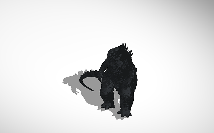 3D design Godzilla!!! - Tinkercad
