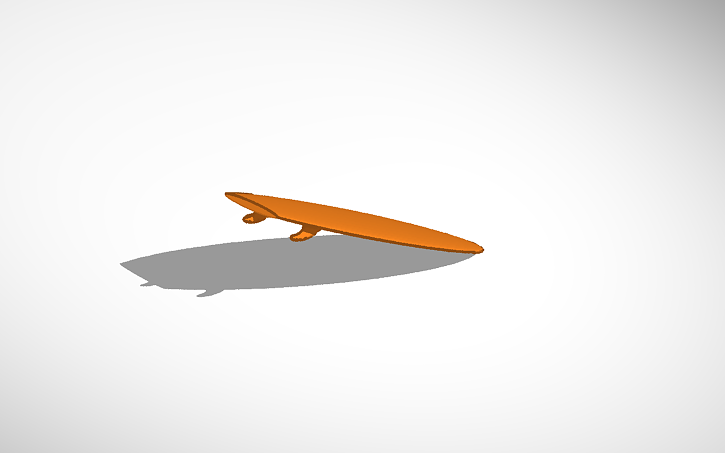 3D design Surfboard - Tinkercad