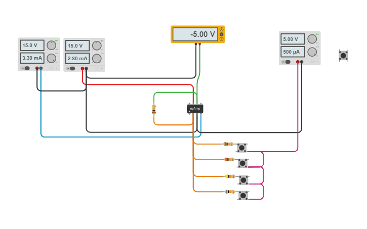 Circuit Design Digital To Analog Converter Opamp Tinkercad