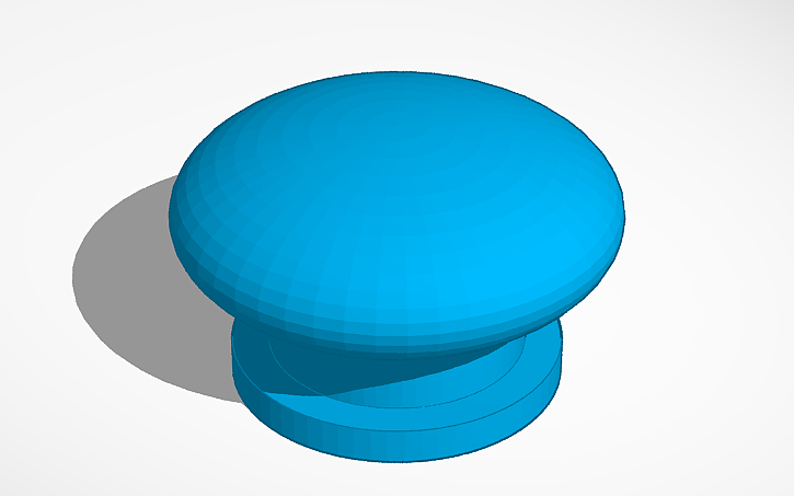 3D design Drawer Knob - Tinkercad