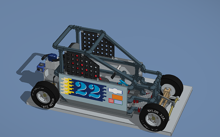 3D design Copy of ASE Exhibition Race Car [Cars Challenge] - Tinkercad