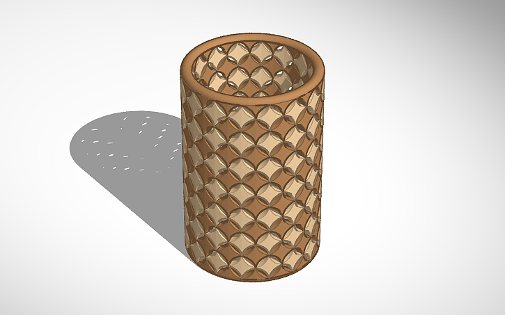 3D design Flower of Life Candle Shade - Tinkercad