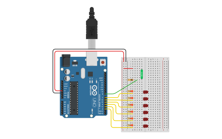 Circuit design 08 - DIGITAL HOURGLASS - Tinkercad