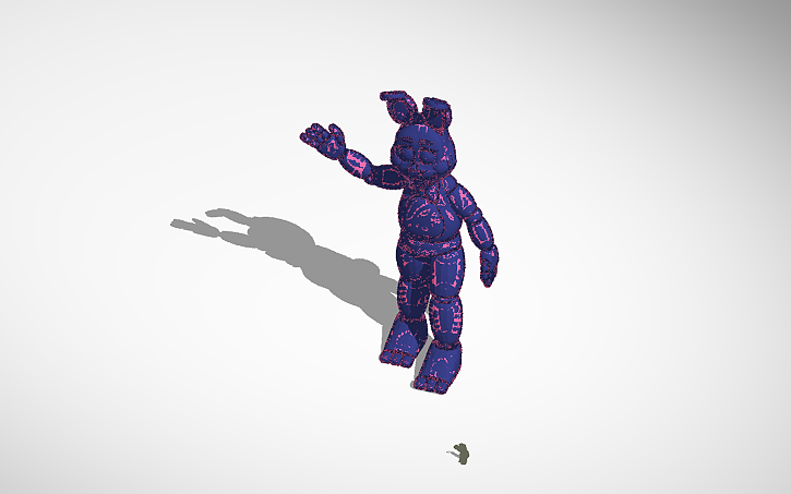 3D design FNAF | Toy Bonnie - Tinkercad