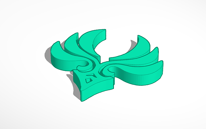 3D design Anemo Symbol - Tinkercad