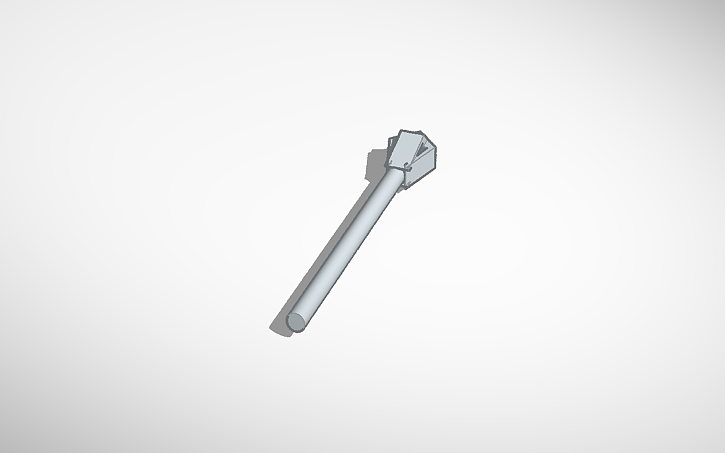 3D design mace - Tinkercad