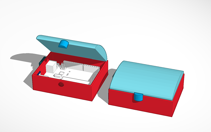 3D design Arduino Case - Tinkercad