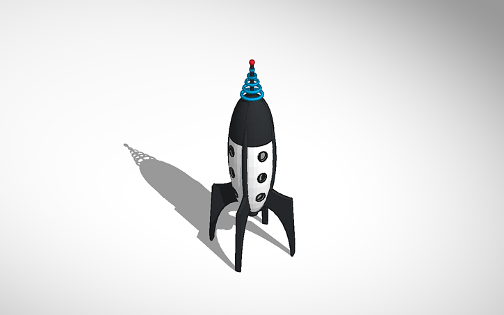 3D design Spaceship - Tinkercad