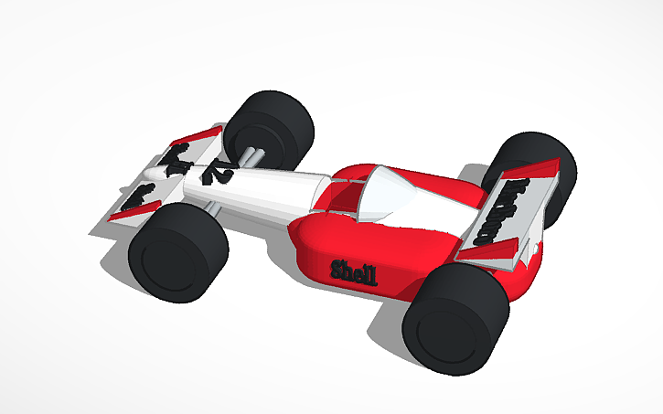 3D design Mclaren MP4/4 Senna - Tinkercad