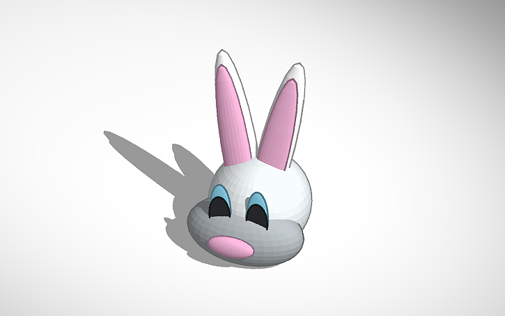 3D design Easter Bunny - Tinkercad