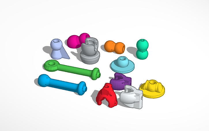 3D design connectors - Tinkercad
