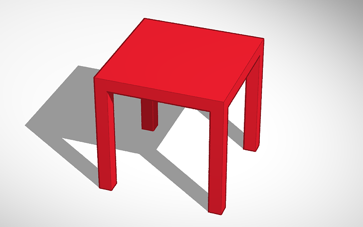 3D design Ikea Table - Tinkercad