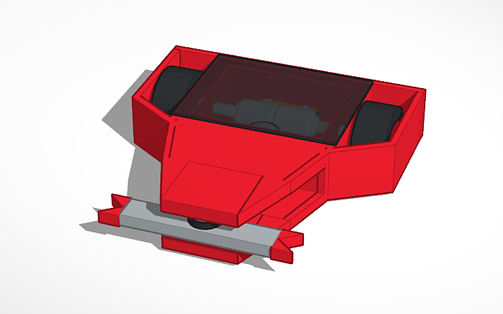 3D design Antweight battlebot Kit Spearhead - Tinkercad