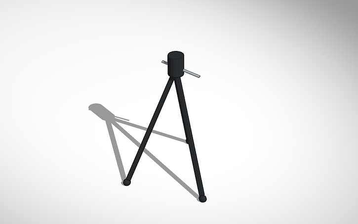 3D design Tripod - Tinkercad