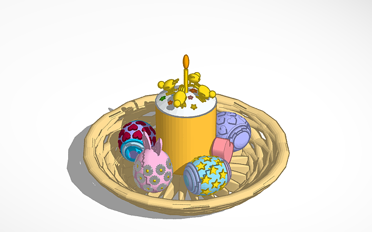 3D design Easter - Tinkercad