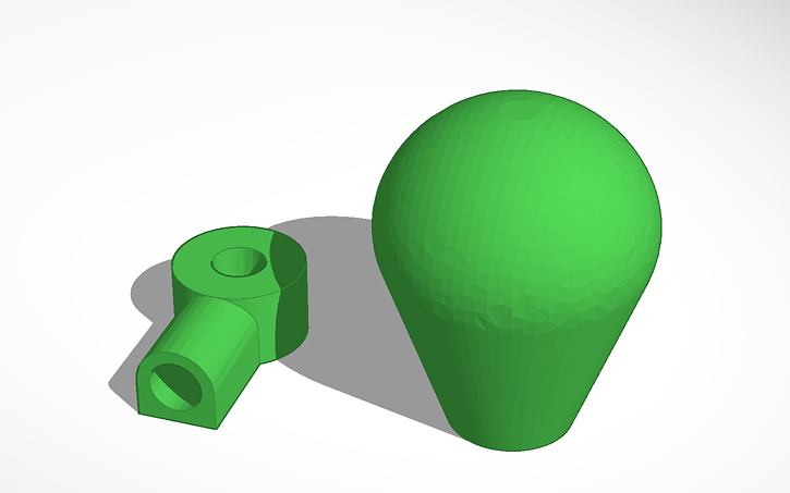 3D design Lever - Tinkercad