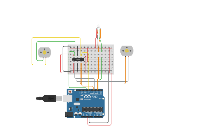 Circuit design 06 1 control de Bluetooth con HC-05 (programación comunicación) - Tinkercad