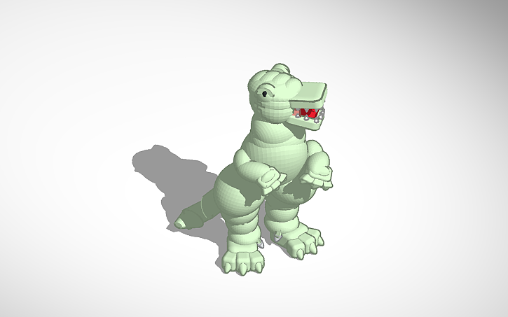 3D design T-Rex Dinosaur Model - Tinkercad