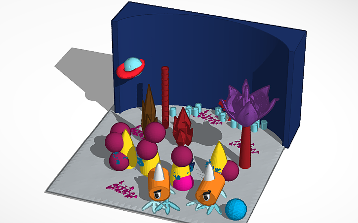 3D design animals - Tinkercad