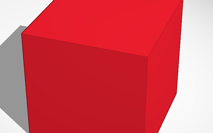 3D design square - Tinkercad