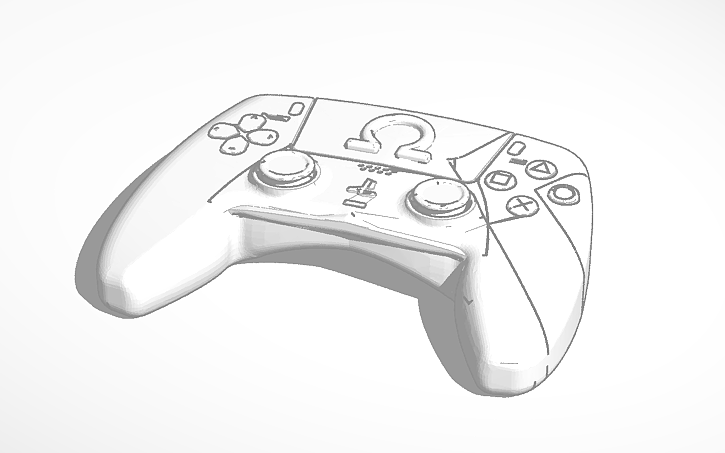 3d Design Ps5 Controller Tinkercad