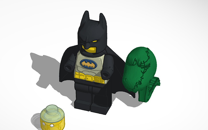 3D design Lego Batman - Tinkercad