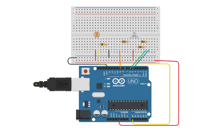 Circuit design 14Led RGB crepuscular-Carlos Q - Tinkercad