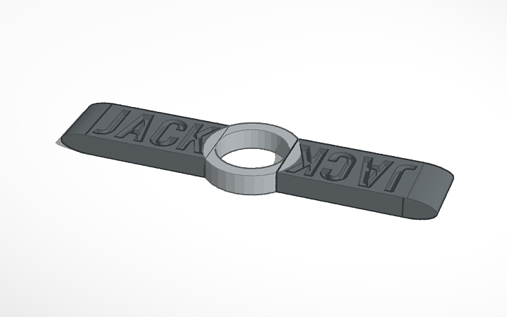 3D design Jacks Spinner - Tinkercad