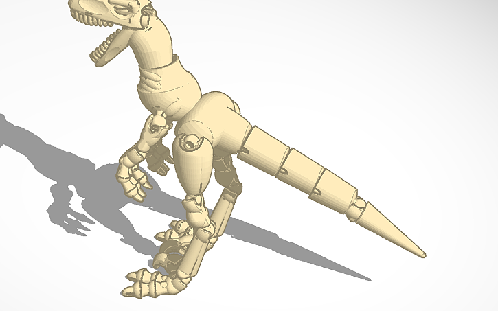 3D design Dinosaur - Tinkercad