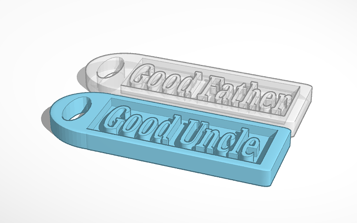 3D design Brelok - Tinkercad