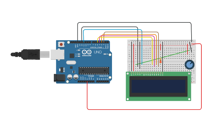 Circuit design HELLO WORLD - Tinkercad