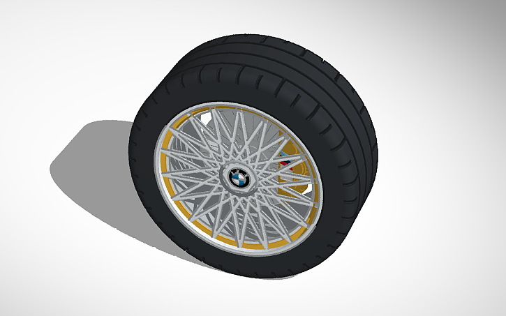 3D design BMW E30 M3 Wheels - Tinkercad