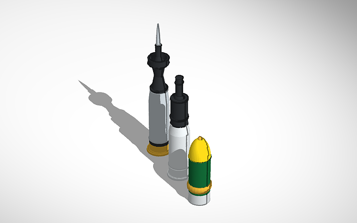 3D design Tank Shells - Tinkercad