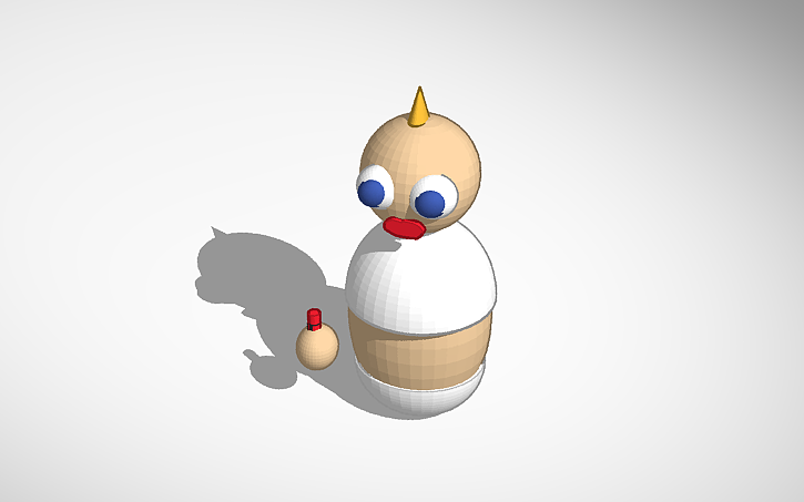 3D design baby kata - Tinkercad