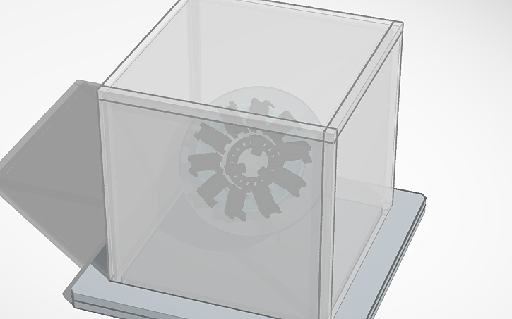 3D design Proof that tony stark has a heart- Arc Reactor - Tinkercad