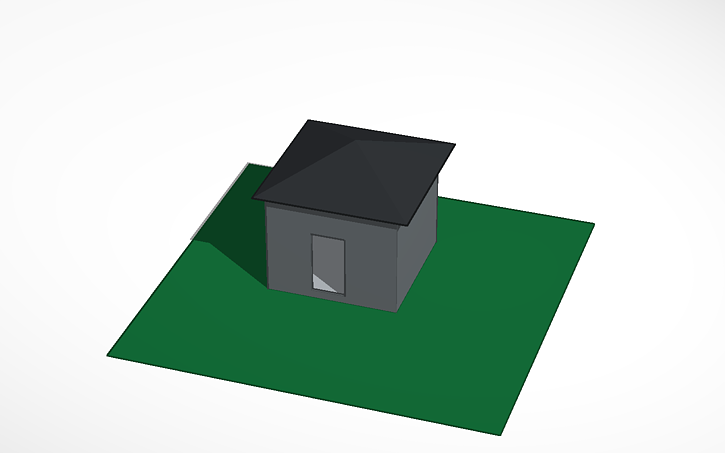 3D design shed - Tinkercad