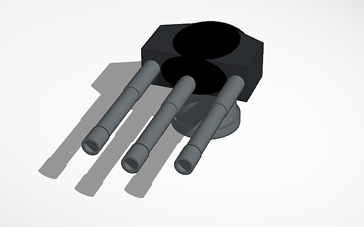 3D design Laser cannon. - Tinkercad