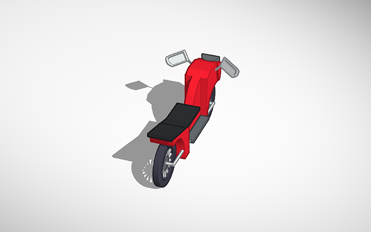 3D design motorcycle - Tinkercad