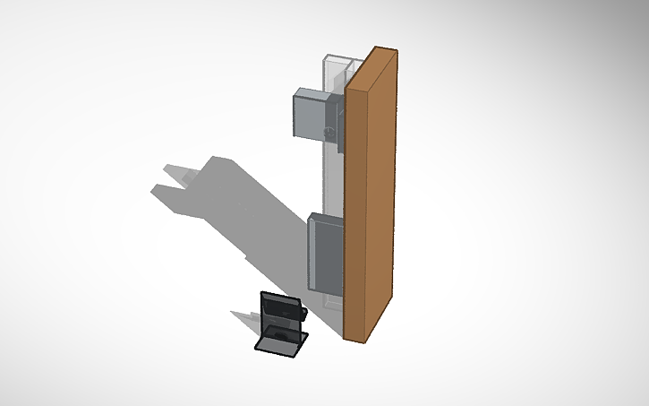 3D design door lock - Tinkercad