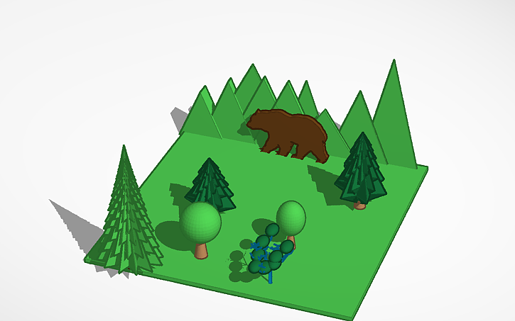 3D design bear - Tinkercad