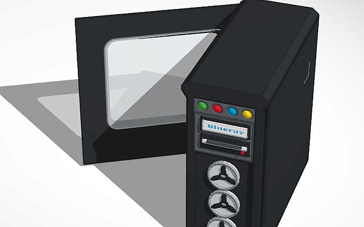 3D design Gaming PC - Tinkercad