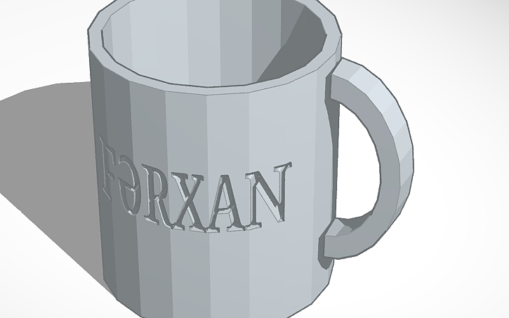 3D design fincan - Tinkercad