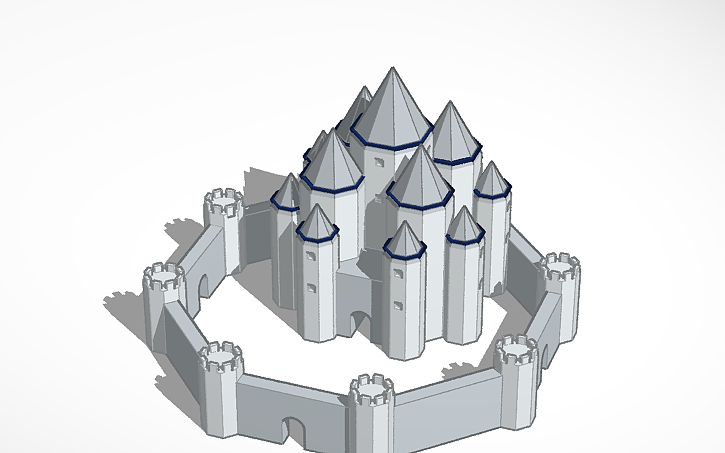 3D design Copy of CASTLE - Tinkercad