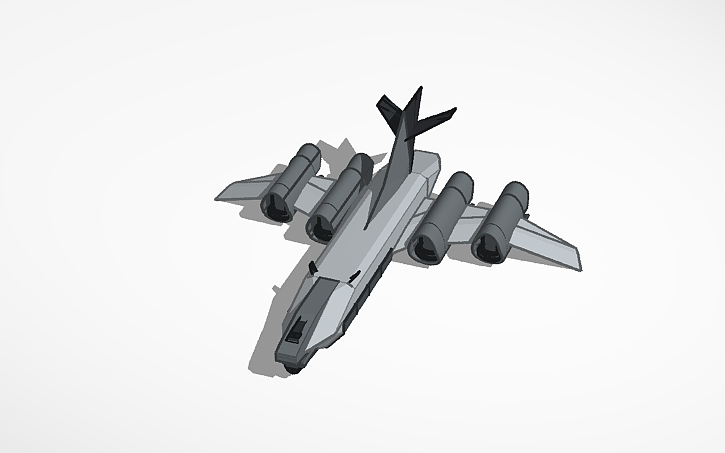 3D design Dantari Civilian Works DACT-104 Starliner - Tinkercad