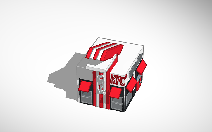 3D design KFC - Tinkercad